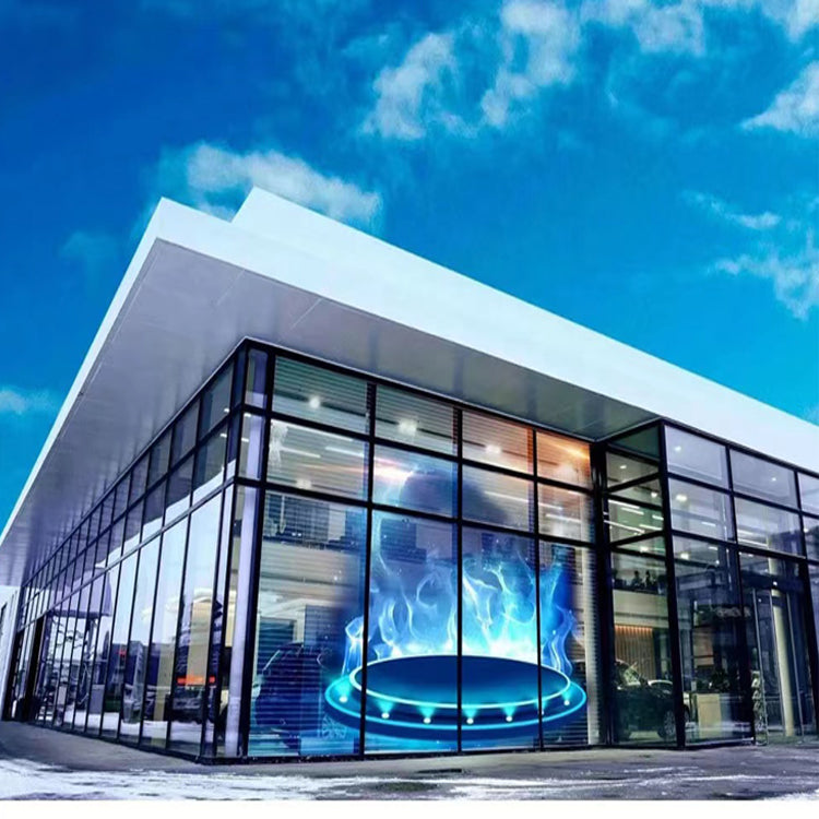 High Brightness Transparent LED Screen Display, Glass Window LED Trans ...